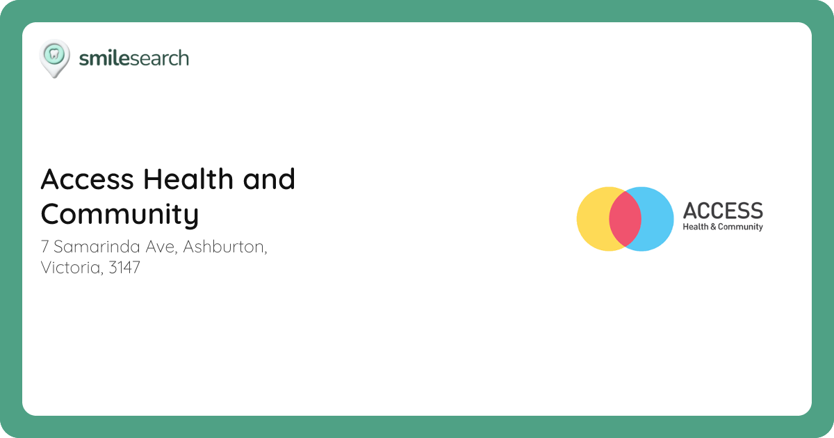 Access Health and Community - Victoria | Smile Search