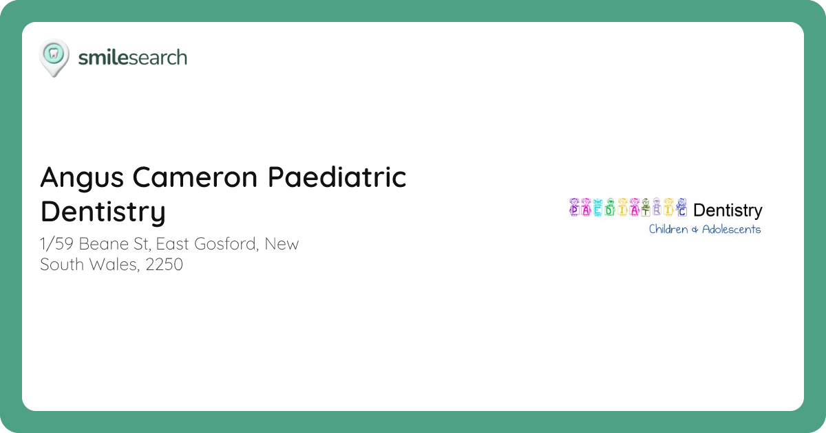 Gallery of Angus Cameron Paediatric Dentistry - Dental Clinic in East ...