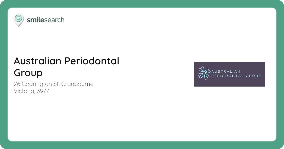 Australian Periodontal Group - Victoria | Smile Search